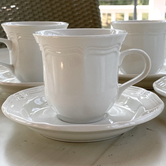 Mikasa | Kitchen | Mikasa French Countryside Teacup And Saucer Set 4 ...
